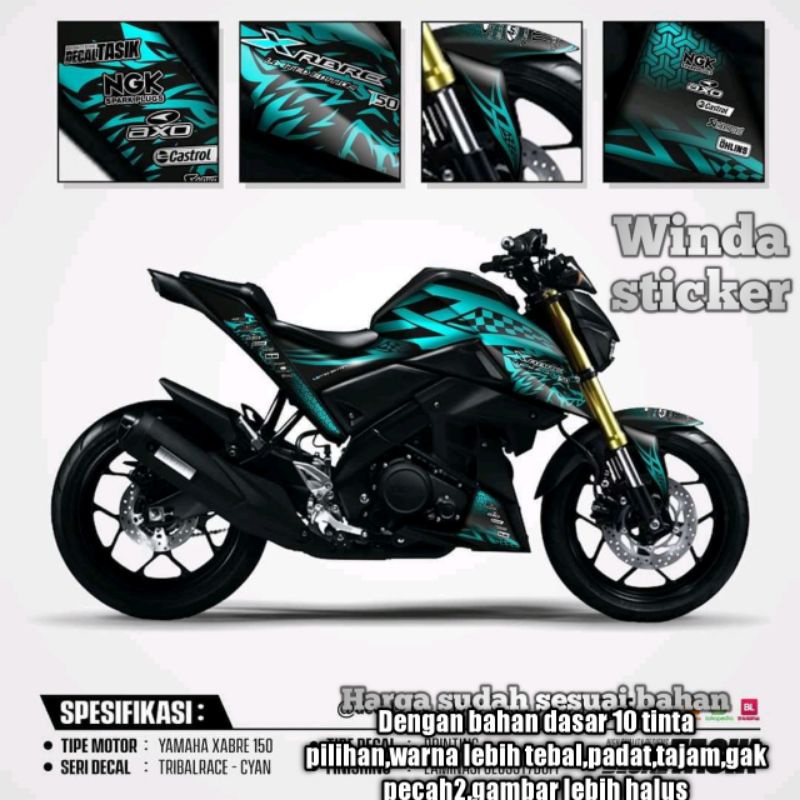 Jual Decal Xabre 150 Tribal race full body | Shopee Indonesia