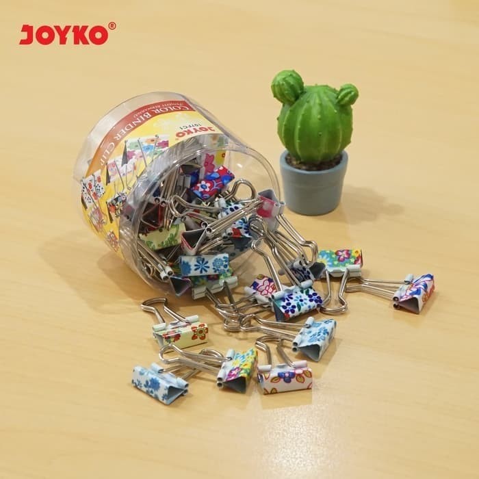 Jual Fancy / Flower Binder Clip 107 JOYKO (1.9 cm) | Shopee Indonesia