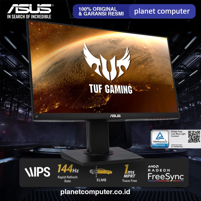 Jual Monitor LED TUF Gaming Asus VG249Q 24" FHD 1ms 144Hz IPS AMD ...