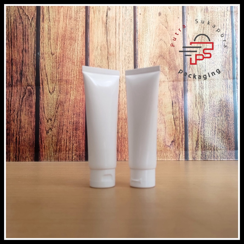 Jual Botol tube 50ml putih/Botol fliptop 50ml tinggi /Botol kosmetik ...