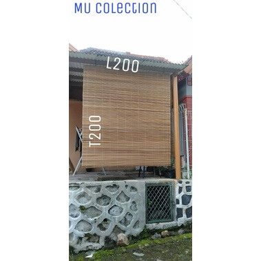 Jual tirai rotan gulung tirai multi pungsi | Shopee Indonesia