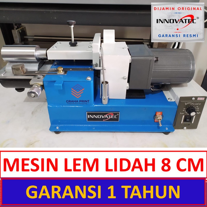 Jual Mesin Lem Side Gluing 8 Cm INNOVATEC Alat Lem LIdah Samping Box ...