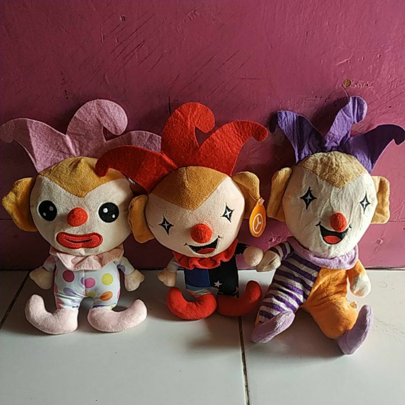 Jual boneka BADUT - REGENDY - ANABEL hidung segitiga lucu seram unik ...