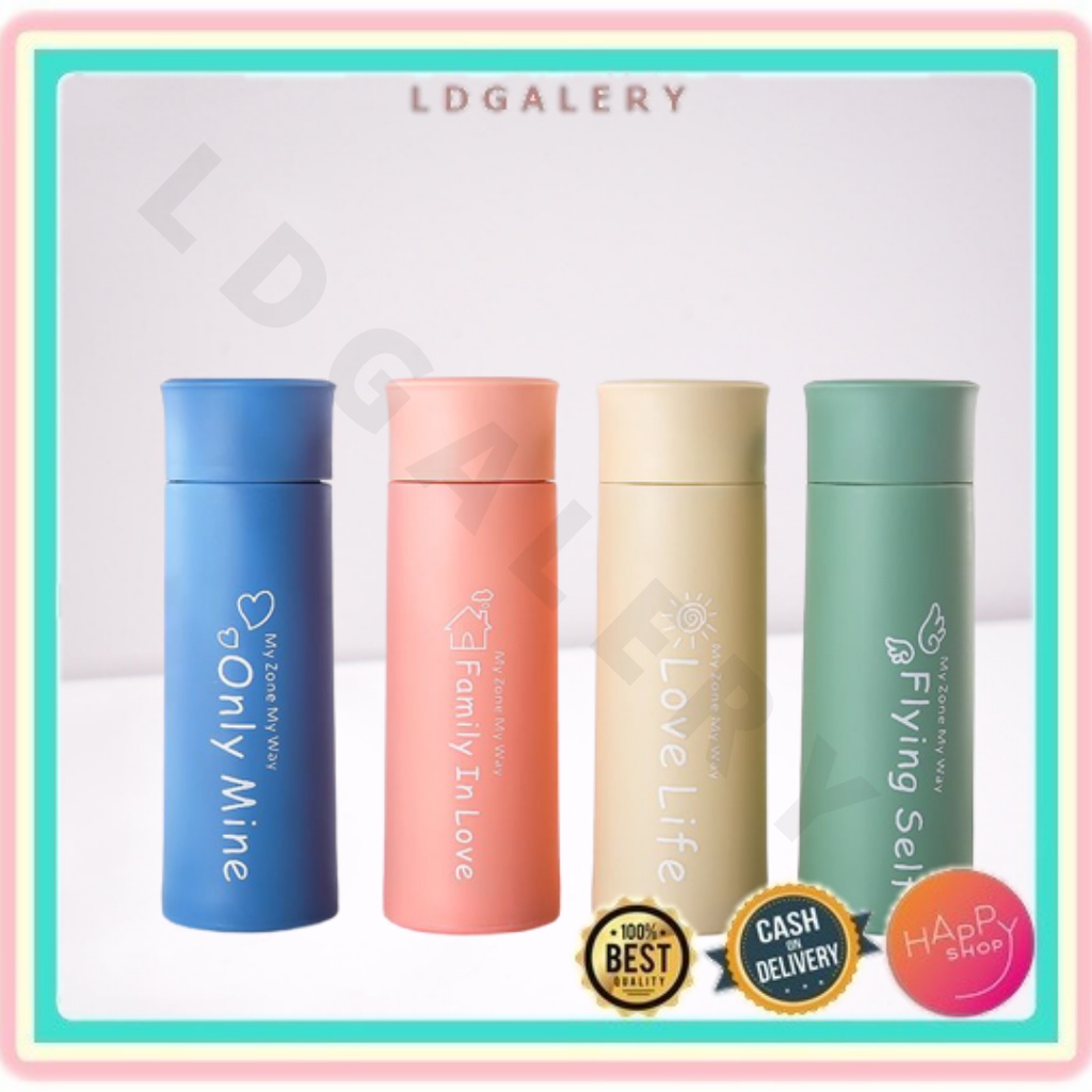 Jual LDG BM3 Botol Minum Kaca My Zone My Way 400 ML Botol Minum Tumbler Botol Minum Import Murah ...