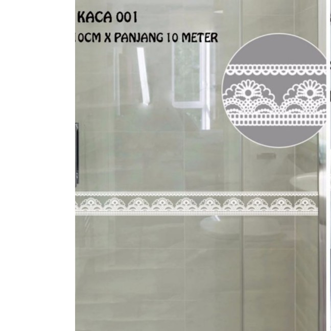 Jual [SKM] STICKER BORDER KACA 001 STIKER BORDER LIST KACA DEKORATIF ...