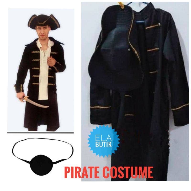 Jual Kostum bajak laut-dewasa-pirates-halloween | Shopee Indonesia