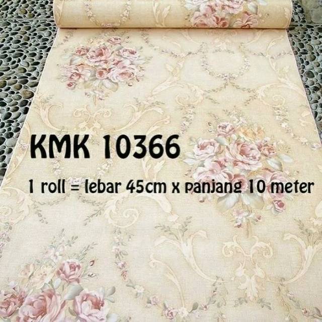 Jual Wallpaper Bunga Pink Background Coklat Muda | Shopee Indonesia