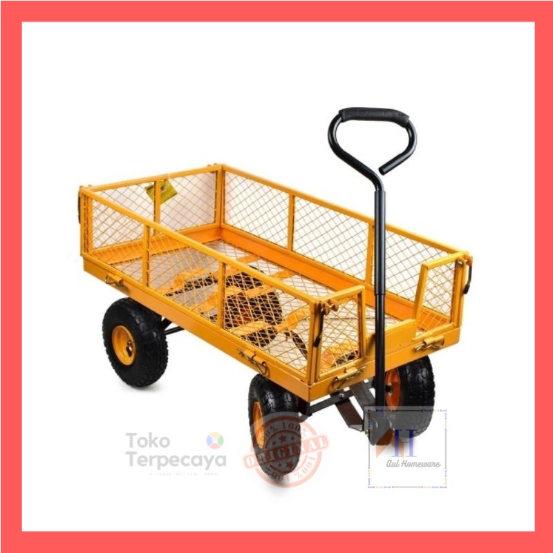 Jual Troli Barang/Krisbow Troli Barang 300 Kg/troli gudang | Shopee ...