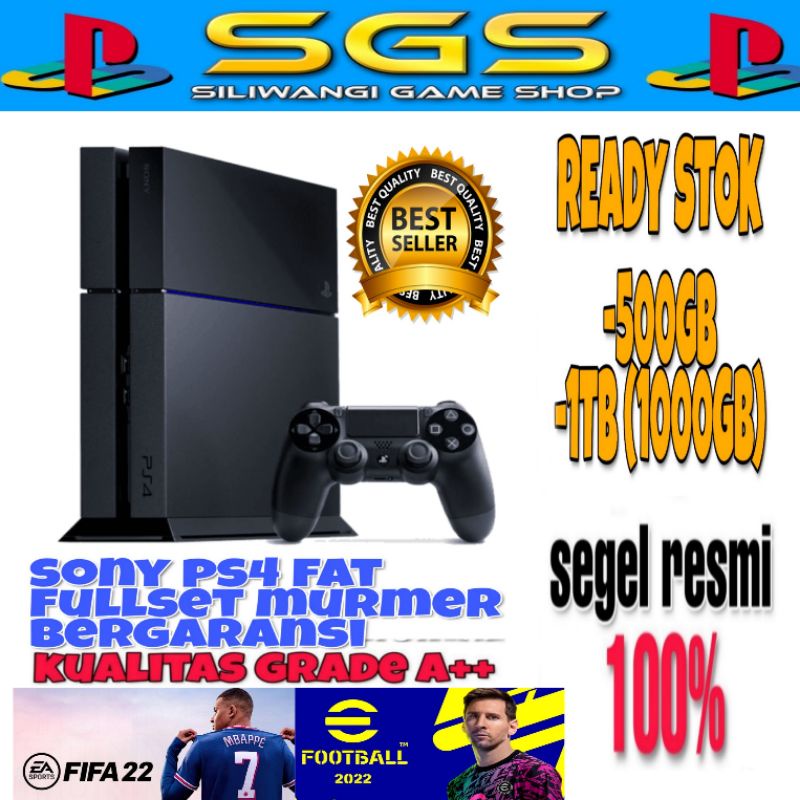 Jual sony Ps4 fat hen ps 4 playstation 4 bonus free game fullgame ...