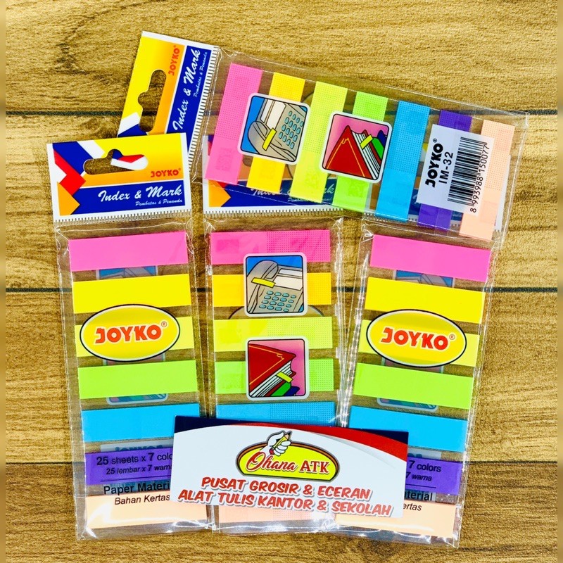 Jual JOYKO INDEX & MARK PENANDA PEMBATAS MEMO IM-32 KERTAS KOTAK ...