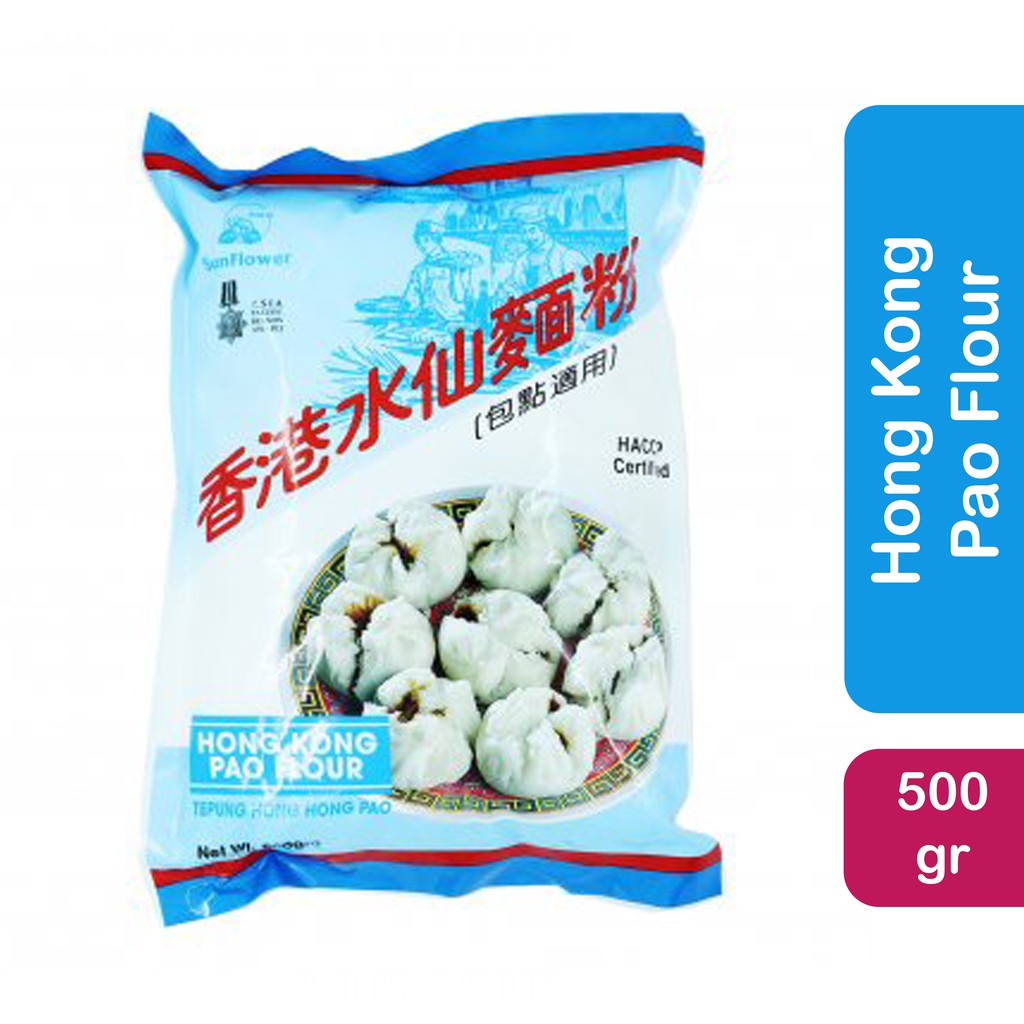 Jual Sunflower Tepung Hong Kong Pao 500 Gr Hongkong Bak Pau Flour ...