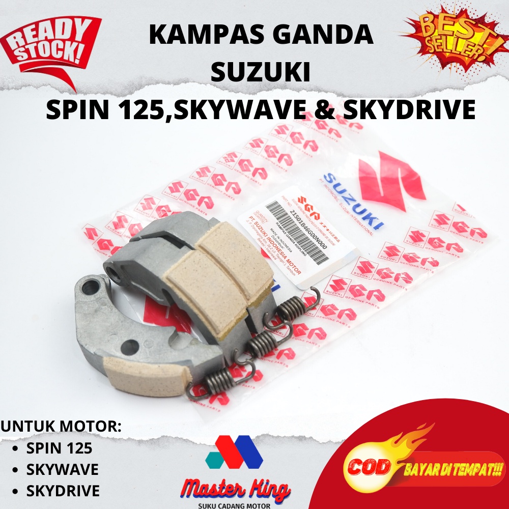Jual Kampas Ganda Kopling Suzuki SKYWAVE - & SPIN 125 - 21501B46G00N000 | Shopee Indonesia