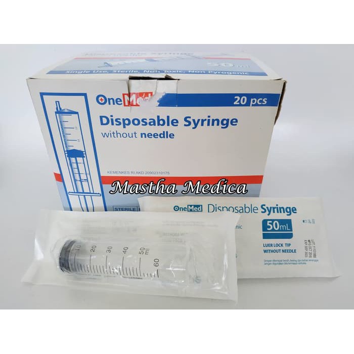 Jual Disposable Syringe One Med Onemed Luer Lock-LL Lubang Tengah ...