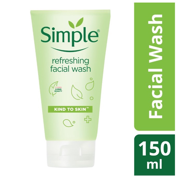 Jual Simple Facial Wash Gel Refreshing 150 ml Simple Kind To Skin sabun ...