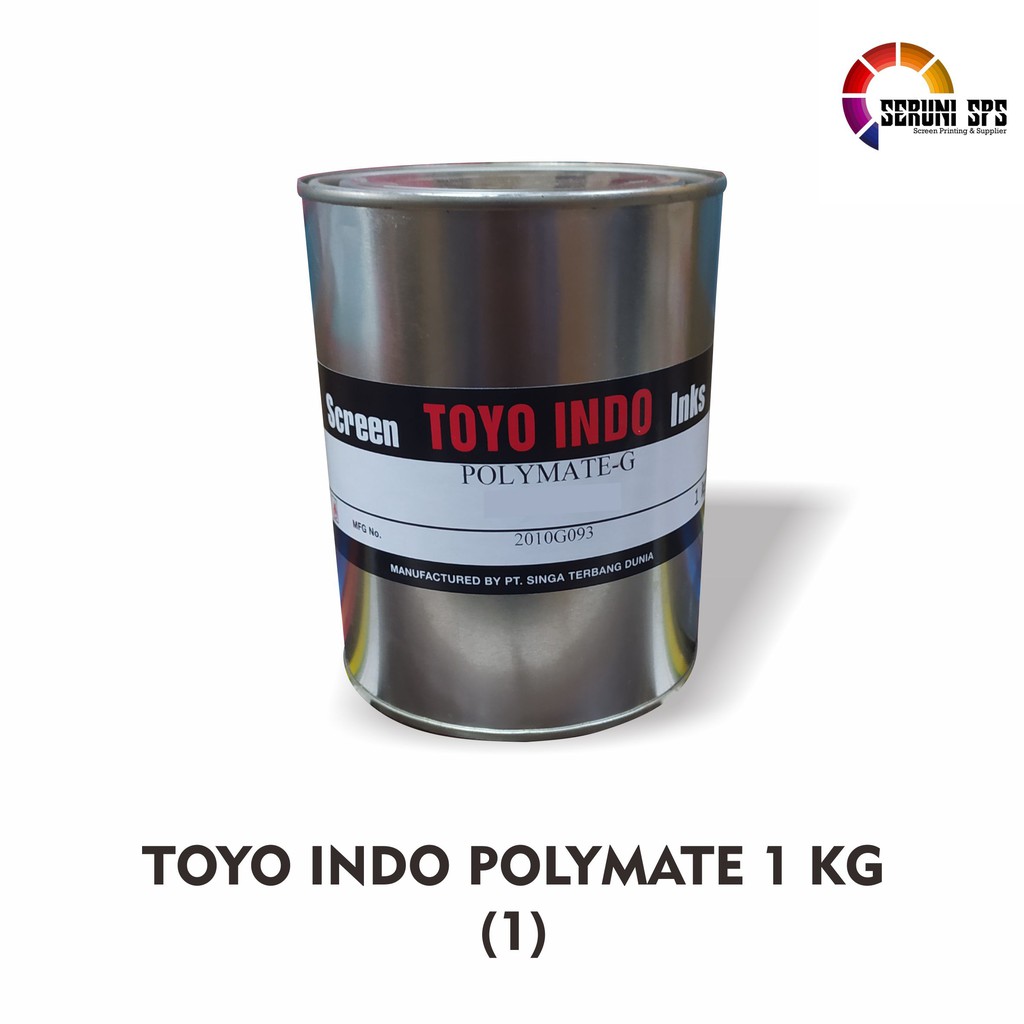 Jual TOYO INDO POLYMATE, CAT / TINTA / SABLON - 1 KG ( SERI WARNA 1 ...