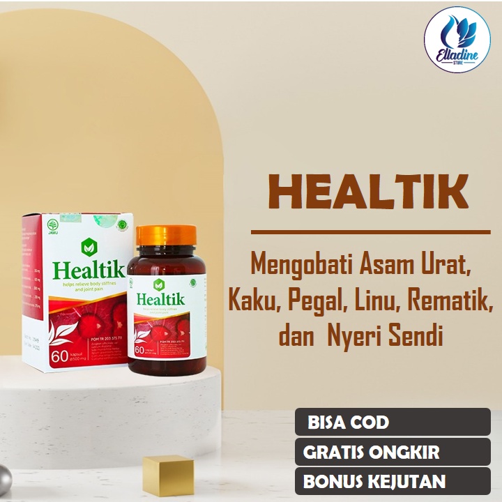 Jual HEALTIK OBAT HERBAL 100% ASAM URAT PEGAL LINU NYERI SENDI REMATIK ...