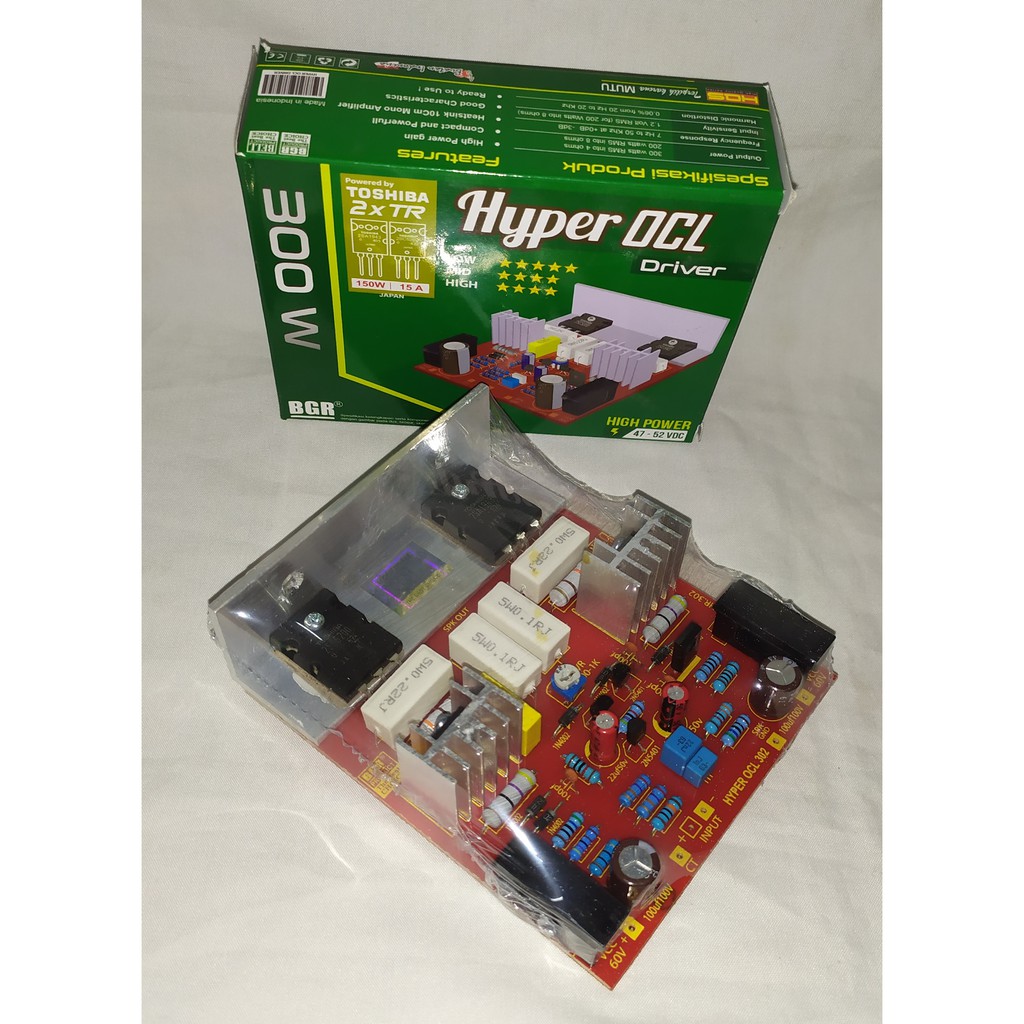 Jual Kit Power Amplifier Hyper OCL Driver 300 Watt 2 TR TOSHIBA ASLI-BELL | Shopee Indonesia