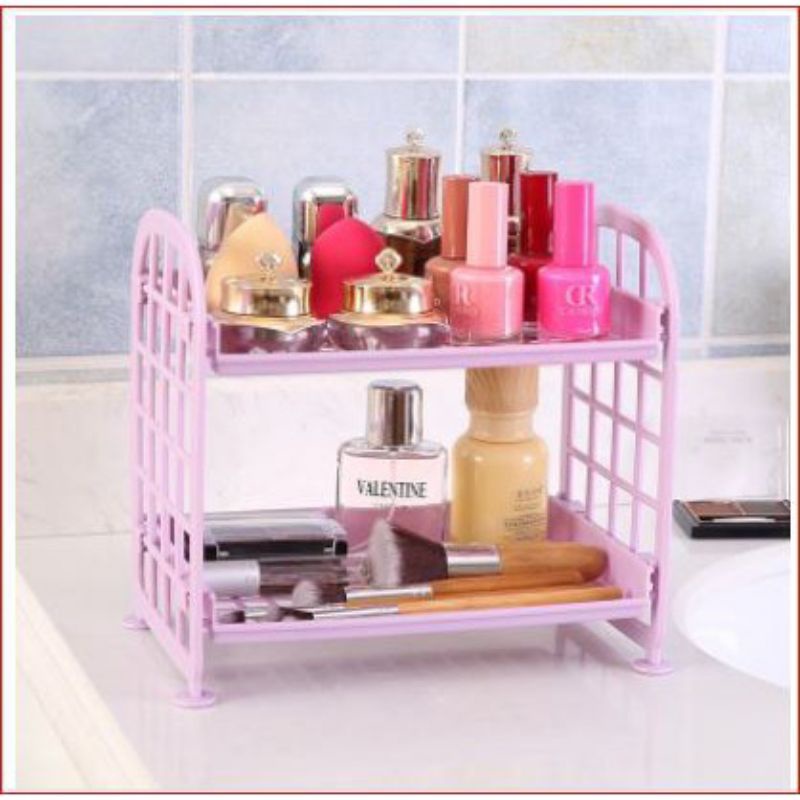 Jual Rak Susun Plastik Mini Serbaguna | Rak Meja Rakit Multifungsi ...