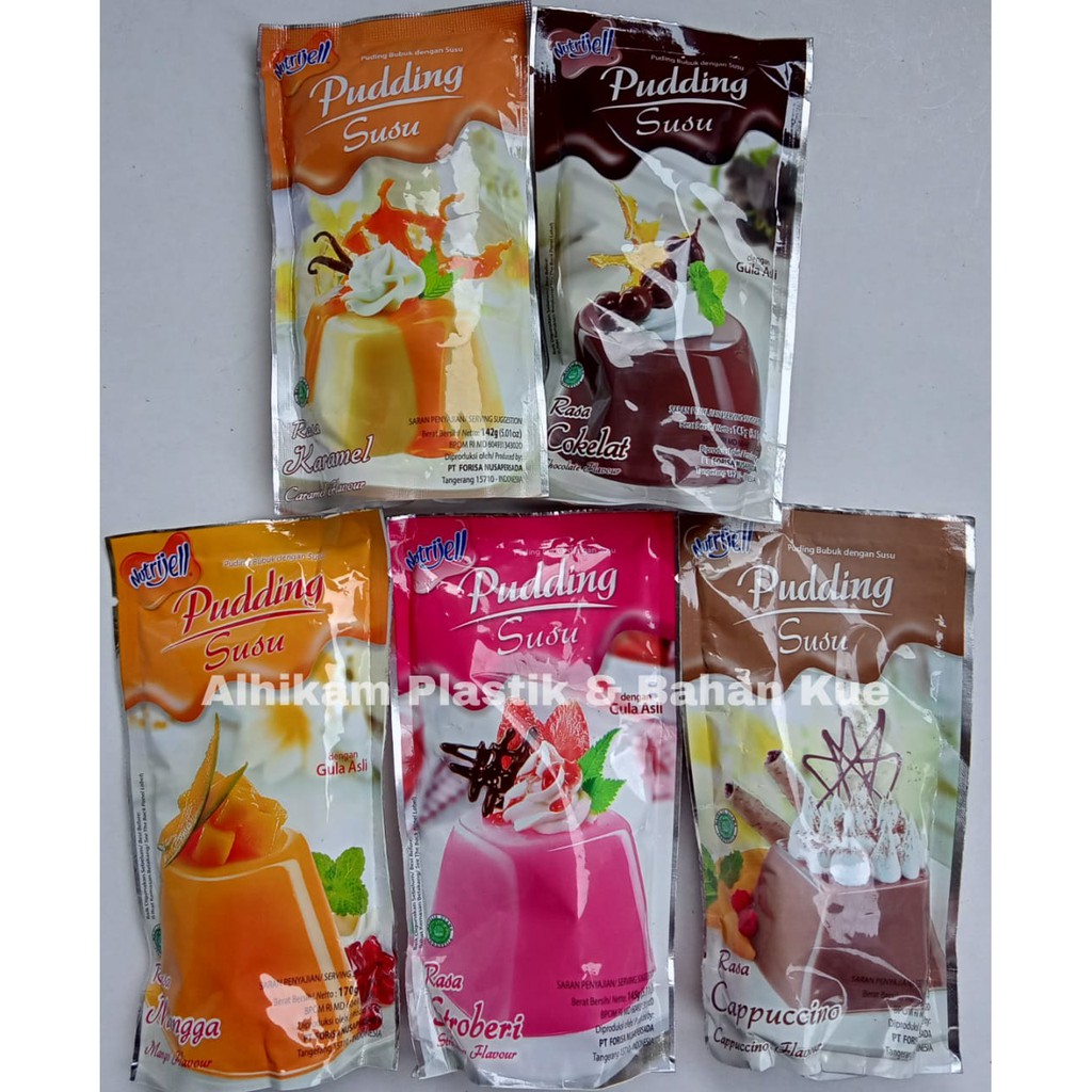 Jual Nutrijell Pudding Susu - Puding Nutrijel - Puding Susu Aneka Rasa ...