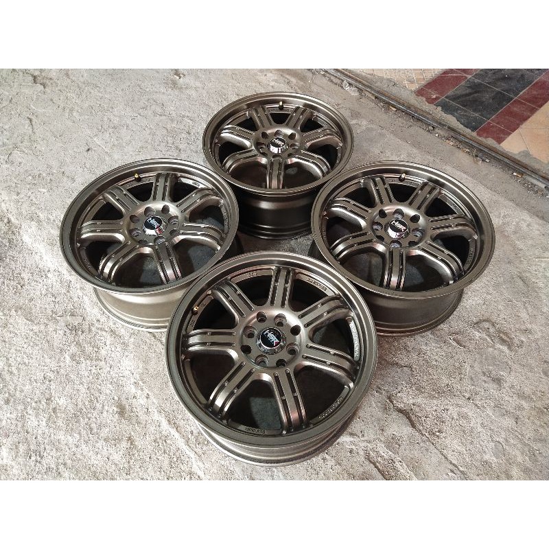 Jual velg original HSR ring 16 lebar 7 pcd 4x100 & 4x114 et42 | Shopee Indonesia