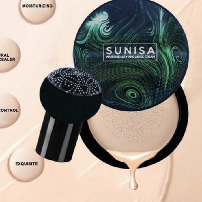Jual Miliki SUNISA SN-01 Waterproof Mushroom Head Air CC Cream moisturizing Air Cushion BB Cream ...