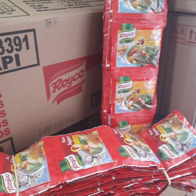 Jual Royco Ayam / Sapi per 6 Renteng / Renceng x 12 sachet @ 9gram ...
