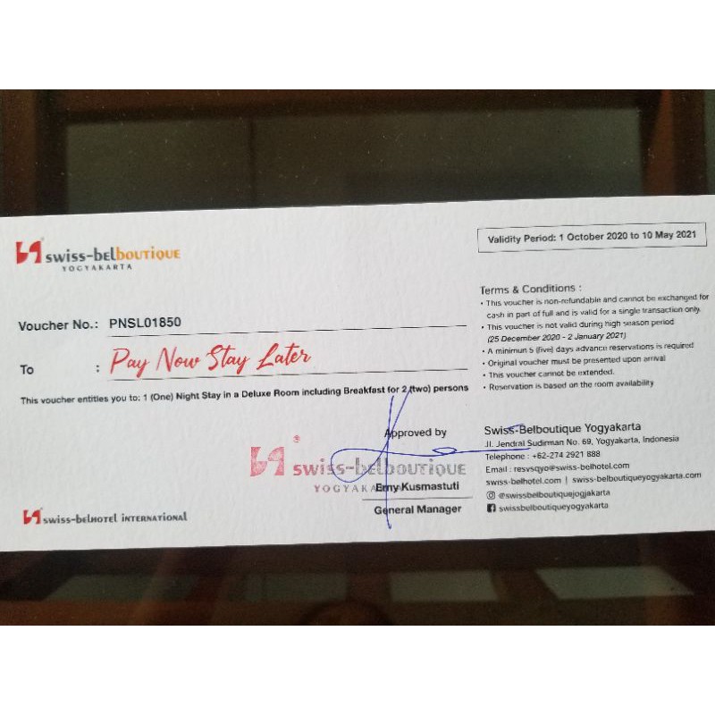 Jual voucher hotel swiss bell jogja | Shopee Indonesia