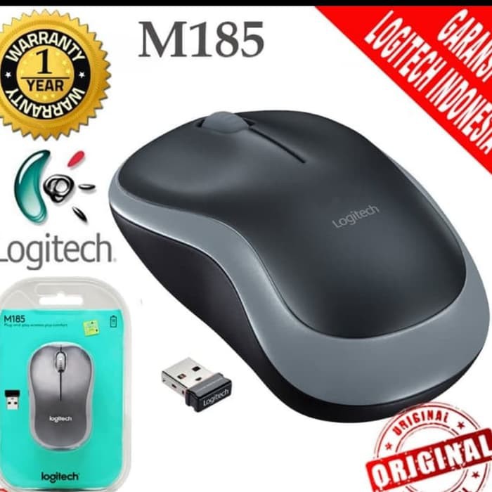 Jual Logitech Wireless M185 Mouse | Shopee Indonesia