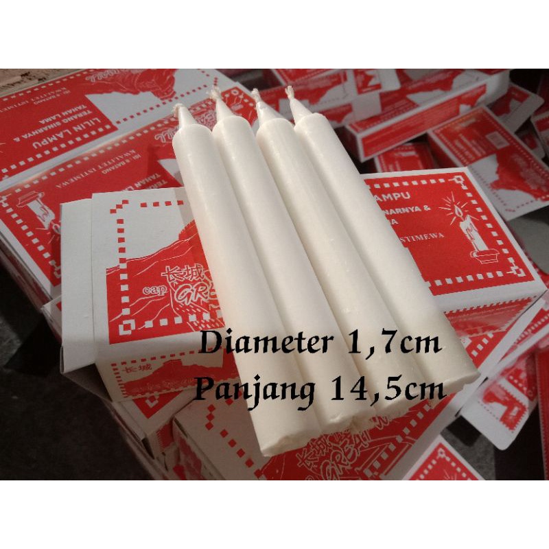 Jual Lilin mati lampu POLOSAN (tanpa kotak) harga per 10 pcs | Shopee ...