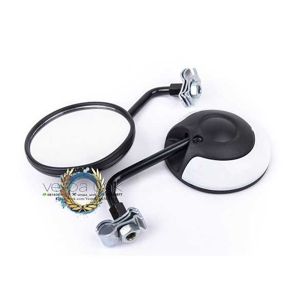Jual Spion Jepit Bulat Vespa Plastik Putih | Shopee Indonesia