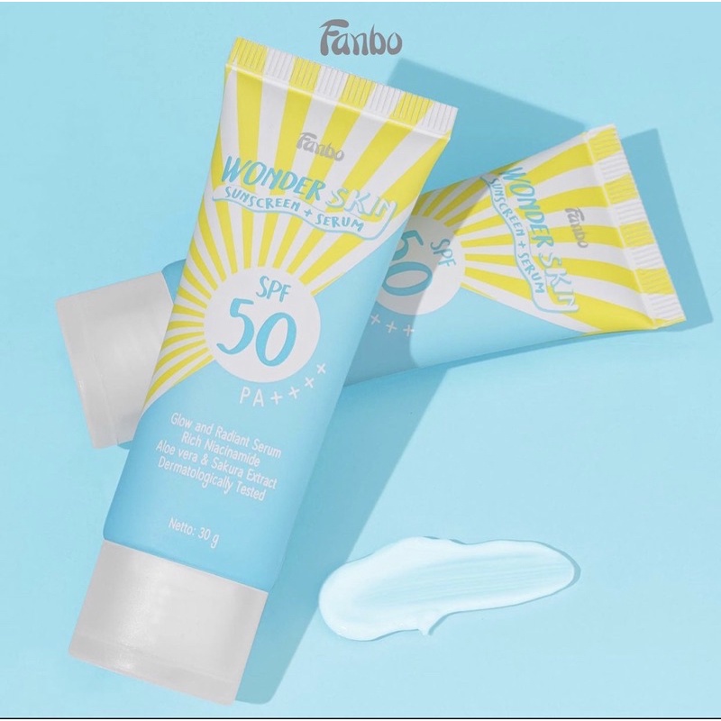 Jual FANBO Wonder Skin Sunscreen Serum | Shopee Indonesia