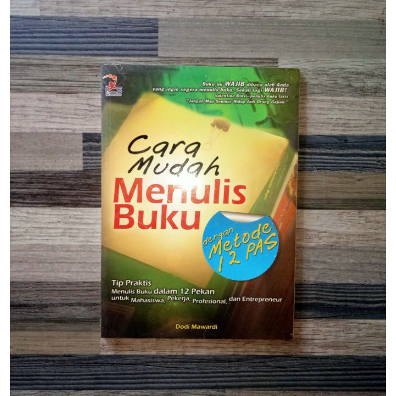 Jual CARA MUDAH MENULIS BUKU | Shopee Indonesia