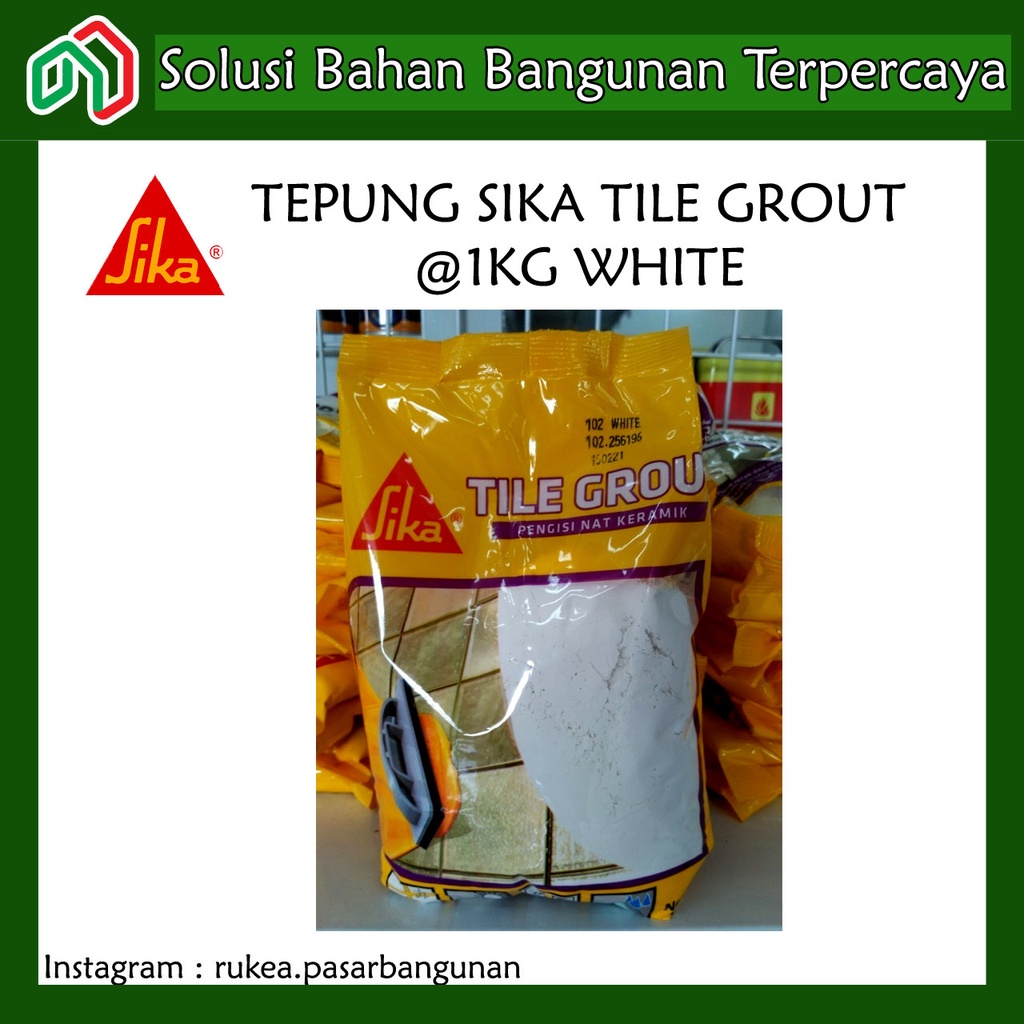 Jual TEPUNG SIKA TILE GROUT @1KG (PENGISI NAT KERAMIK ATAU GRANIT ...