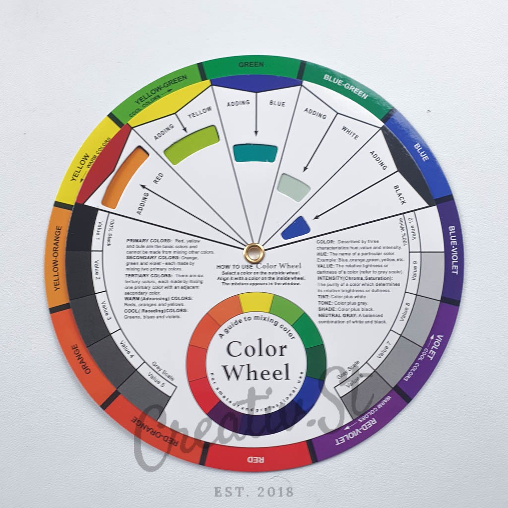 Jual V-TEC Vtec Color Wheel Cakra Warna | Shopee Indonesia