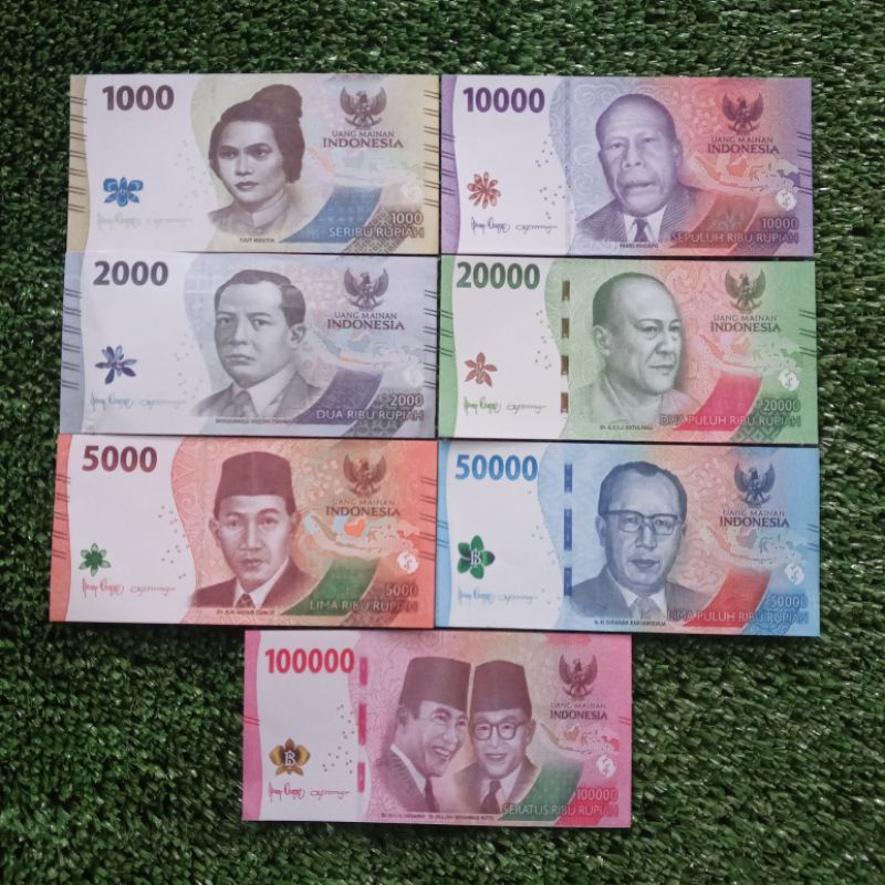 Jual 1 LEMBAR REPLIKA UANG KERTAS MAINAN BARU UNTUK MAHAR | Shopee ...