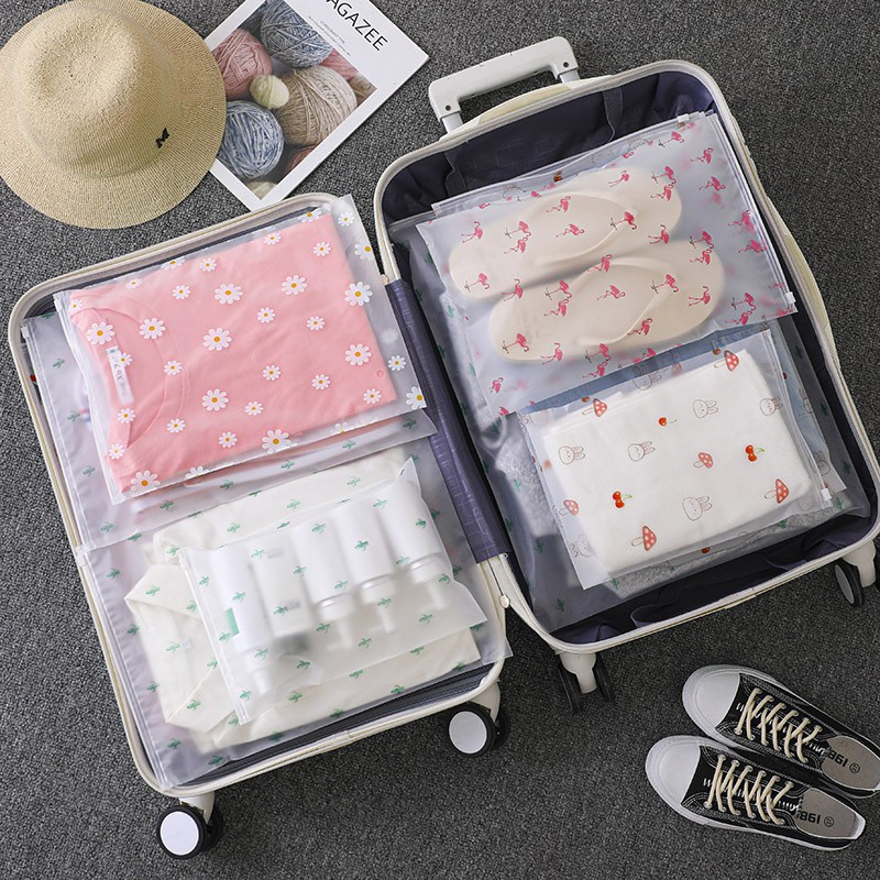 Jual plastik organizer koper/plastik baju ziplock untuk travelling ...