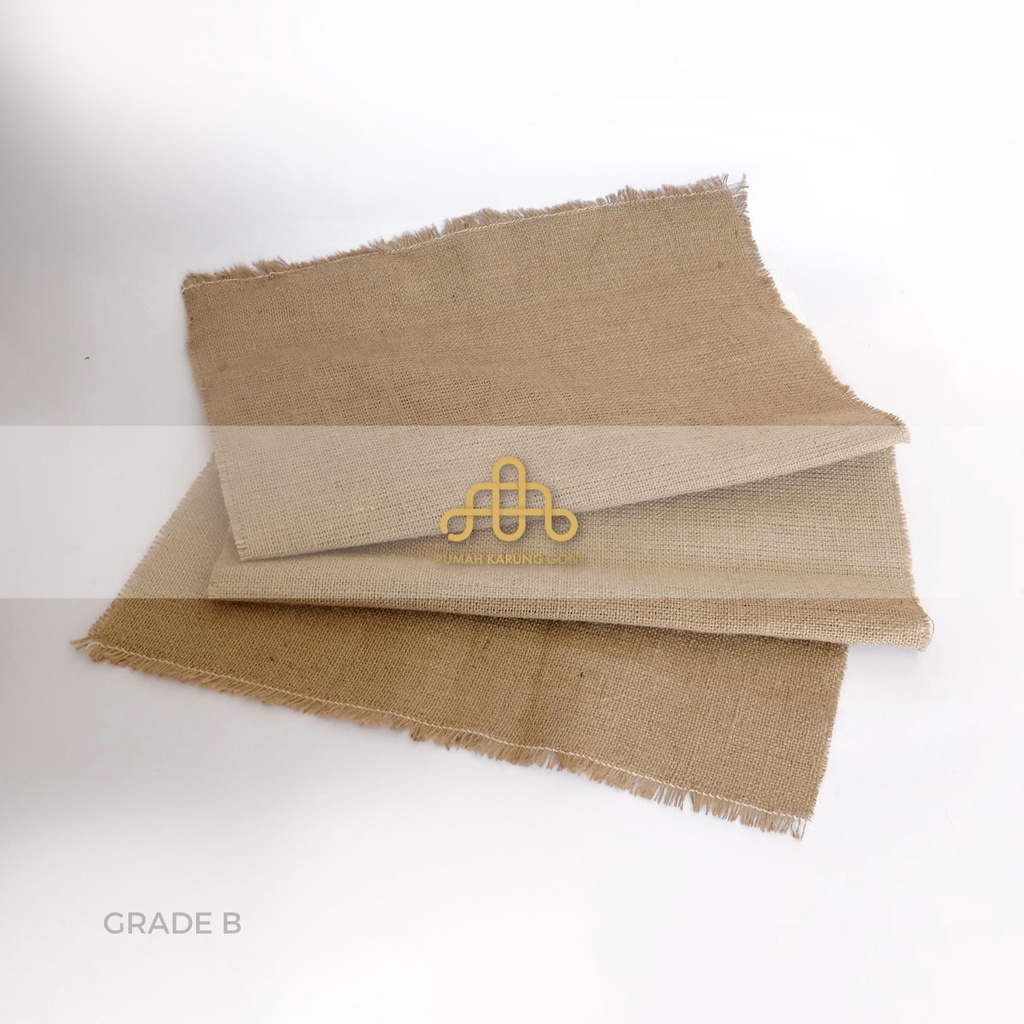 Jual Kain Goni Hessian - Dekorasi Seserahan Rustic - Kain Bahan Karung ...