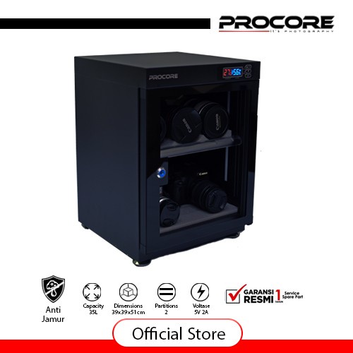 Jual Procore PC-35S 35L Electronic Dry Cabinet - Dry Box Camera | Shopee Indonesia