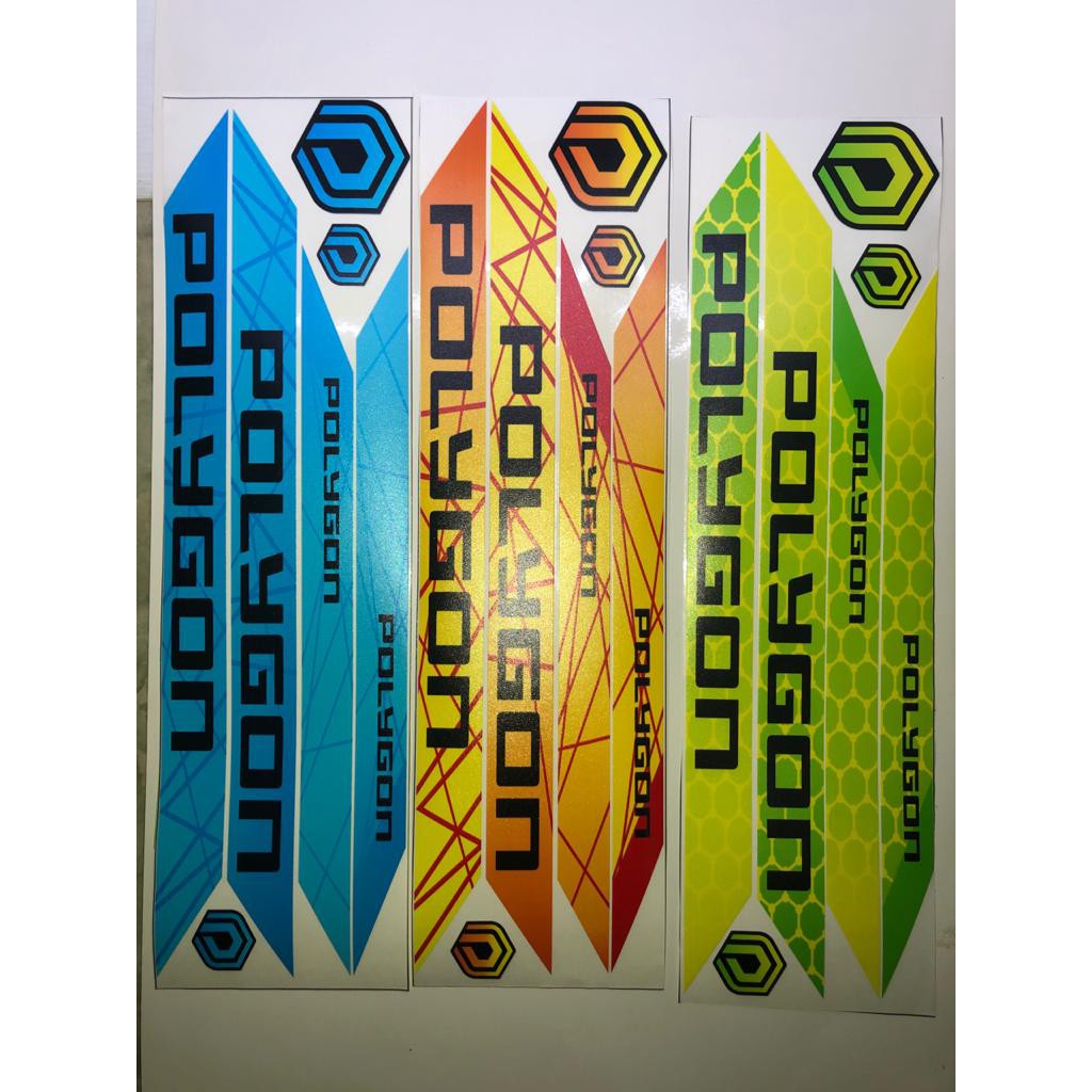 Jual stiker sepeda sticker decal POLYGON | Shopee Indonesia