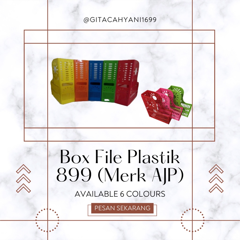 Jual BOX FILE PLASTIK 1 SHAF AJP 899 | Shopee Indonesia