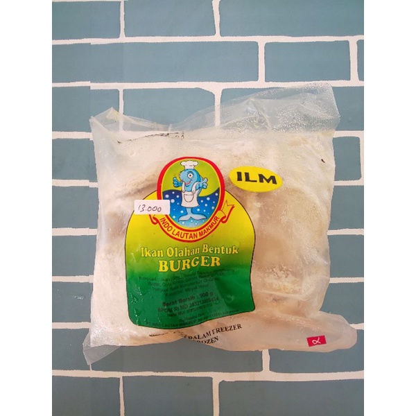 Jual FROZEN FOOD ILM BURGER IKAN OLAHAN 500 gr | Shopee Indonesia