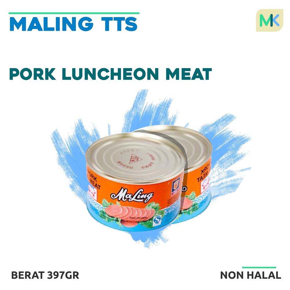 Jual MALING PORK LUNCHEON MEAT TTS 397gr (DAGING HAM BABI KALENG ...