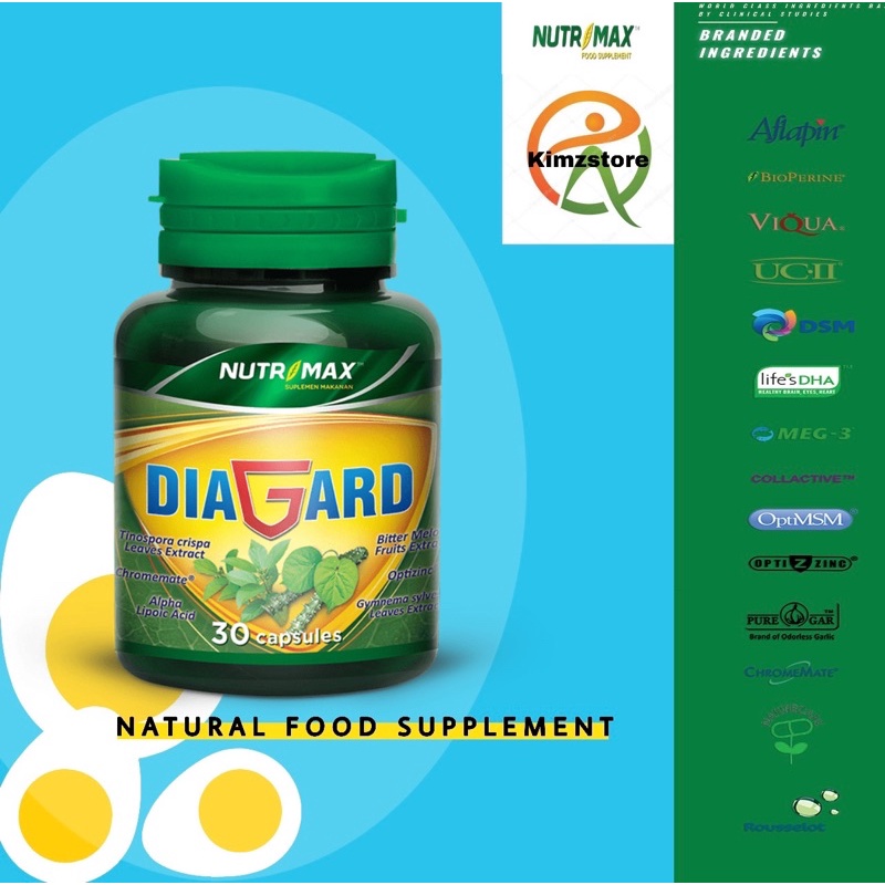 Jual Nutrimax Diagard 30 Capsul / Penurun Diabetes / Obat gula darah ...