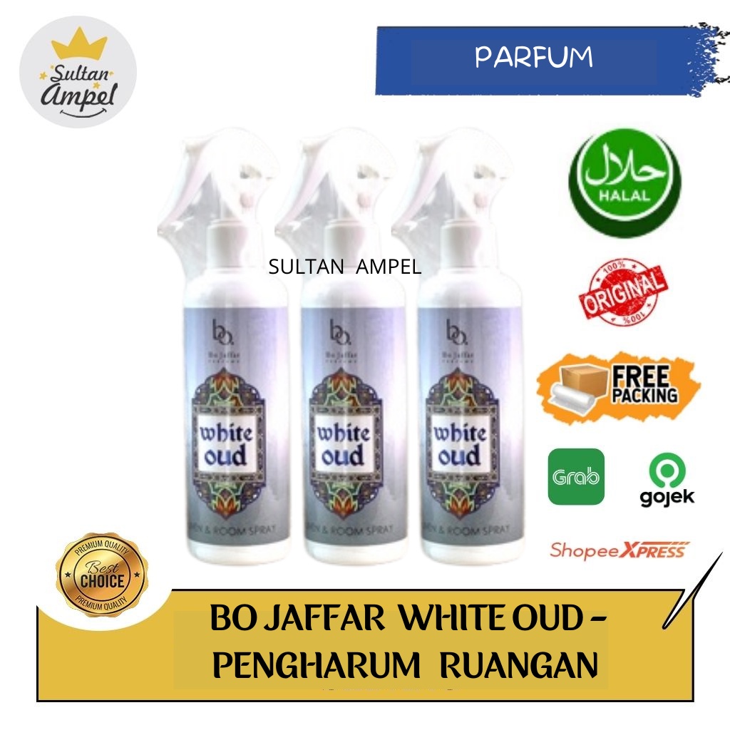 Jual Bo Jaffar WHITE OUD Pengharum Ruangan Linen & Room Spray Arabian ...