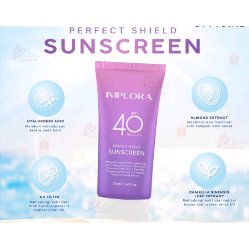 Jual (NEW) IMPLORA SUNSCREEN SPF 30 & 40 | Shopee Indonesia
