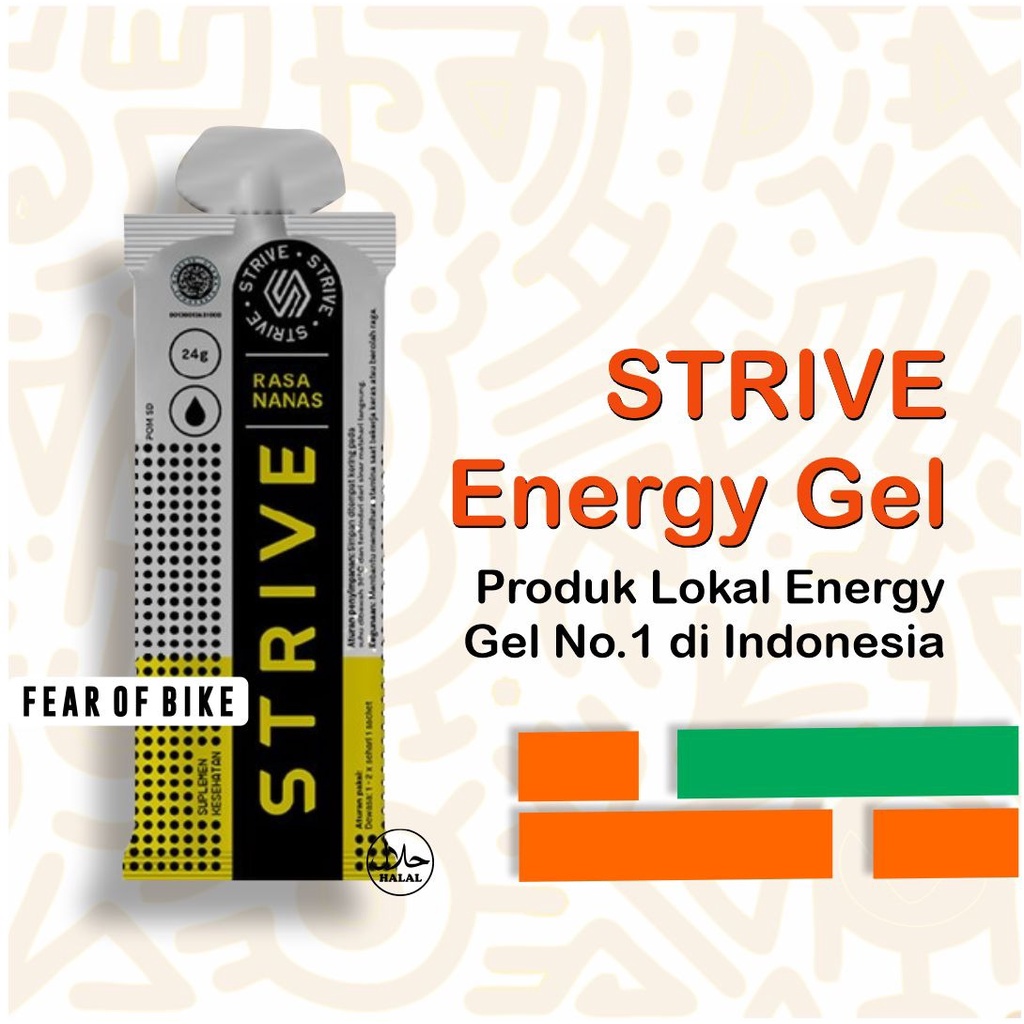 Jual Strive Energy Gel 1 pcs not Gugel isotonic suplemen olahraga ...