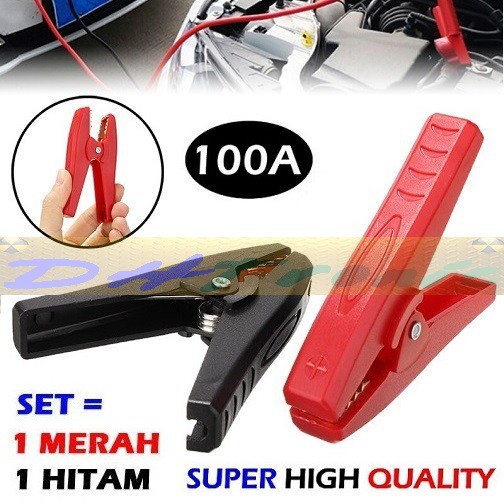Jual Capitan Aki Tembaga 100A Jepit Alligator Clip Besar 90mm Body ...
