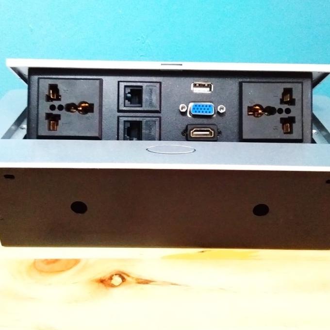 Jual Barang Baru Stop Kontak Lantai Meja Colokan Power Vga Usb Hdmi Lan ...