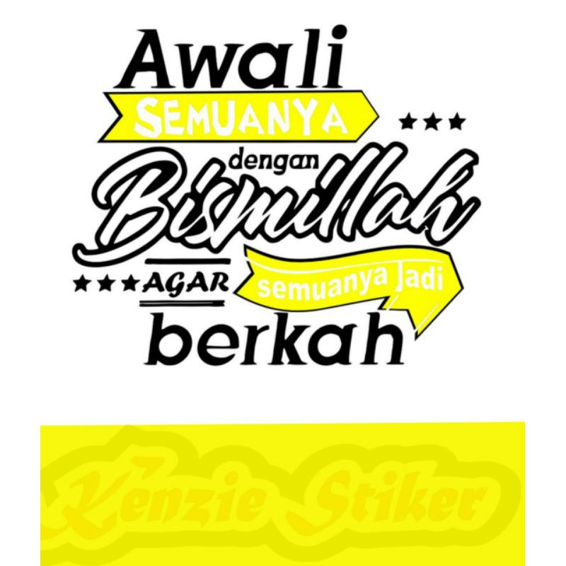 Jual Stiker Truk Kata Kata Awali Semua dengan Bismillah | Shopee Indonesia Jual Stiker Truk Kata Kata Awali Semua dengan Bismillah | Shopee Indonesia