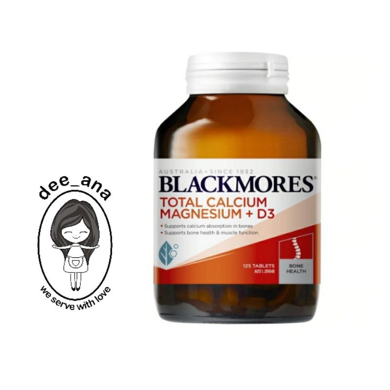 Jual Total Calcium Magnesium + D3 BLACKMORES 125 tablets | Shopee Indonesia